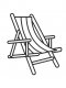 Beach Chair coloring pages