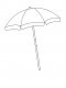 Beach Umbrella coloring pages