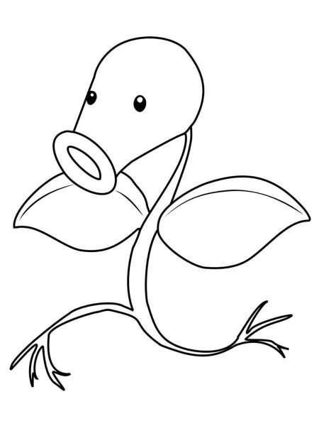 Pokemon Bellsprout coloring pages - Free Printable