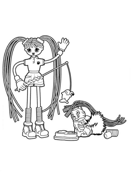 Betty Spaghetty coloring pages