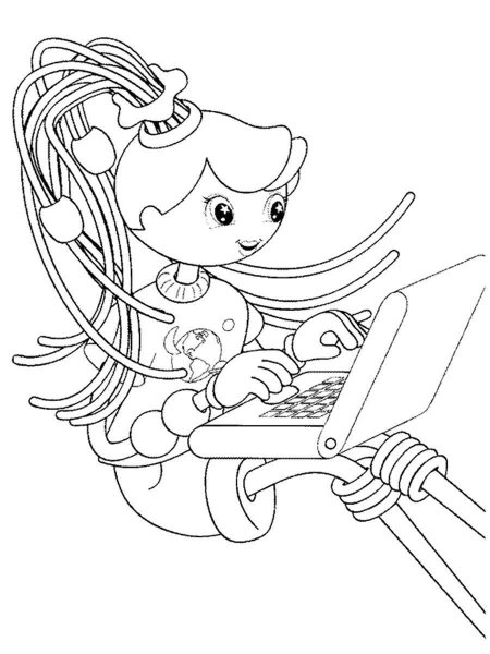 Betty Spaghetty coloring pages