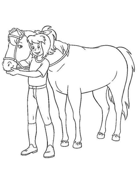 Bibi and Tina coloring pages
