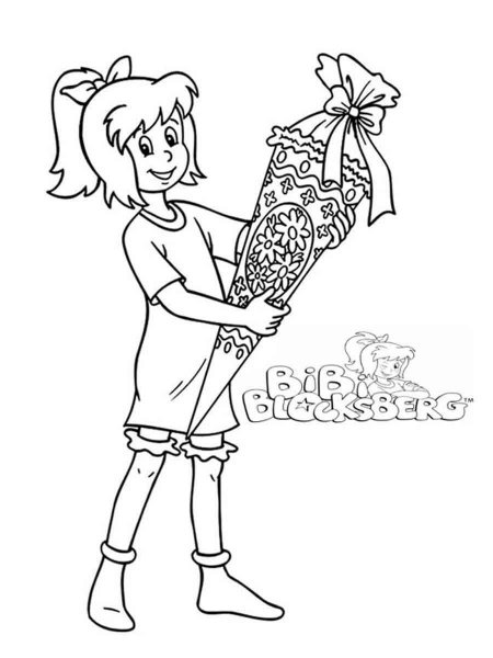 Bibi and Tina coloring pages