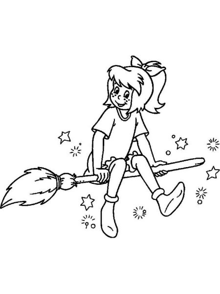 Bibi and Tina coloring pages