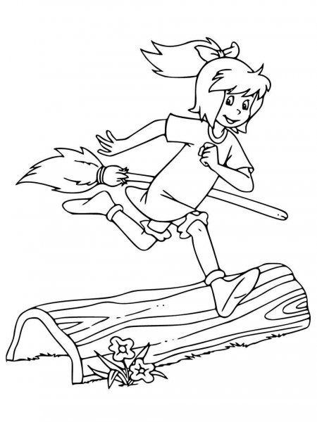 Bibi and Tina coloring pages