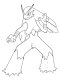 Pokemon Blaziken coloring pages - Free Printable