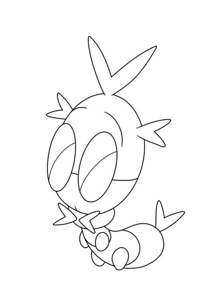 Pokemon Blipbug coloring pages - Free Printable