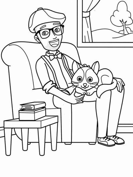Blippi coloring pages - Free Printable