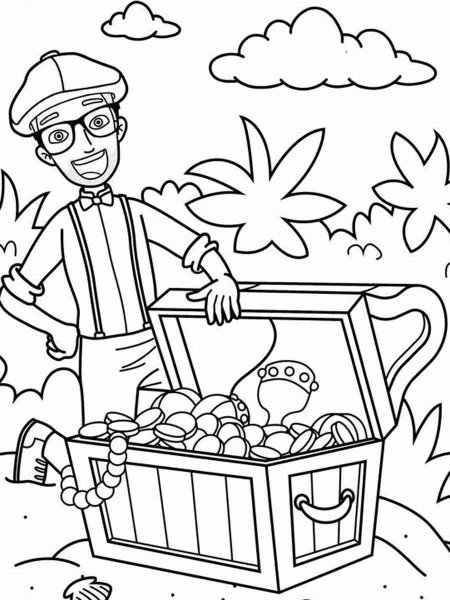 Blippi coloring pages - Free Printable