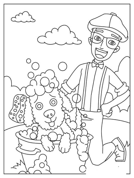 Blippi coloring pages - Free Printable