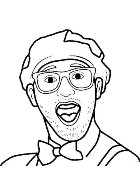 Blippi coloring pages - Free Printable