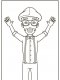Blippi coloring pages - Free Printable