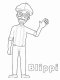 Blippi coloring pages - Free Printable