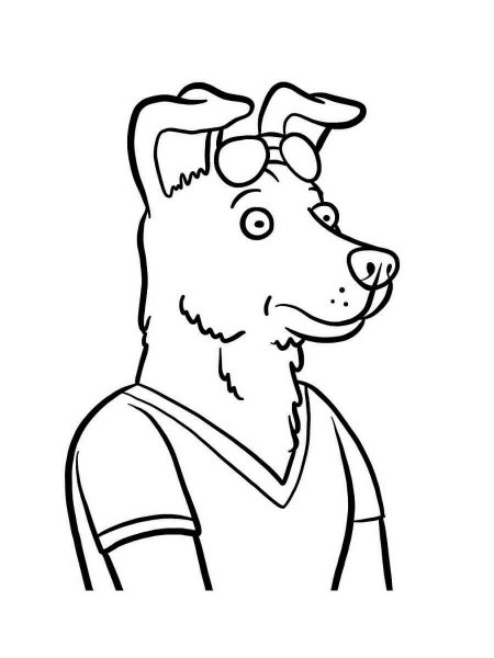 BoJack Horseman coloring pages