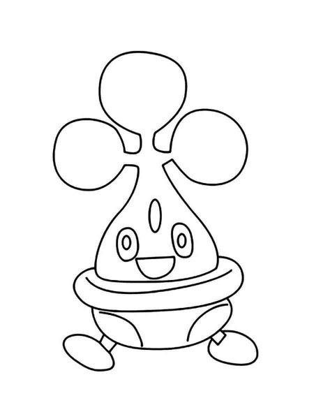 Pokemon Bonsly coloring pages - Free Printable