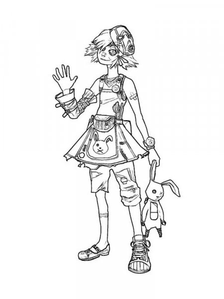 Borderlands coloring pages