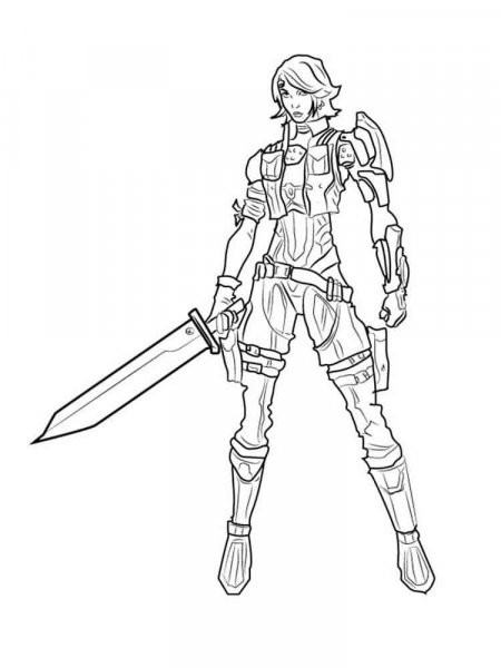 Borderlands coloring pages