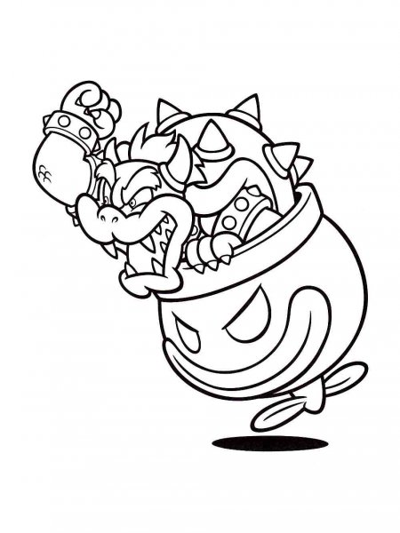 Bowser coloring pages