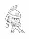 Bibi Brawl Stars coloring pages