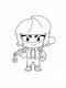 Bibi Brawl Stars coloring pages
