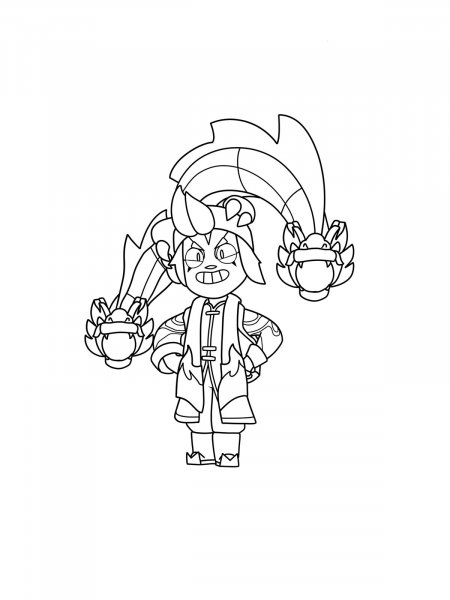 Chester Brawl Stars coloring pages