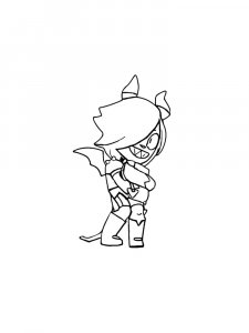Colette Brawl Stars coloring pages