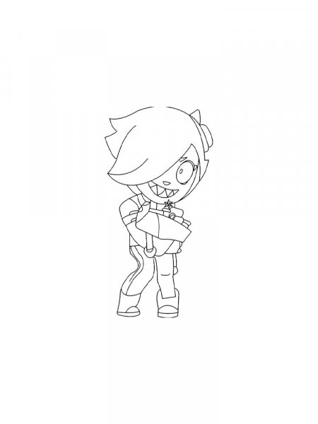 Colette Brawl Stars coloring pages