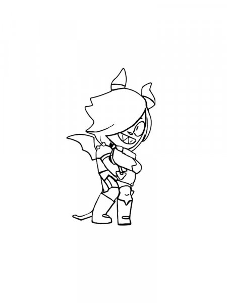 Colette Brawl Stars coloring pages