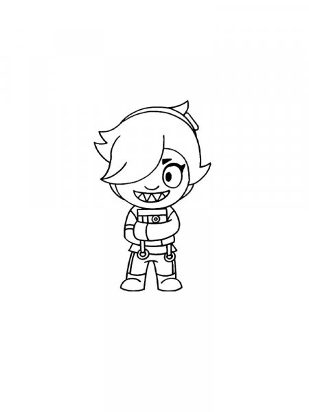 Colette Brawl Stars coloring pages