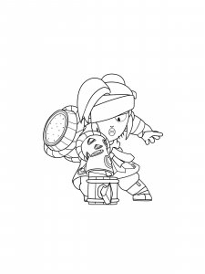 Kenji Brawl Stars coloring pages