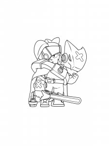 Kenji Brawl Stars coloring pages