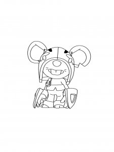 Moe Brawl Stars coloring pages