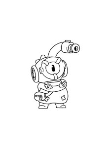 Otis Brawl Stars coloring pages