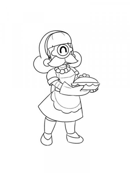 Barley Brawl Stars coloring pages