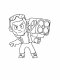 Brock Brawl Stars coloring pages