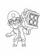 Brock Brawl Stars coloring pages