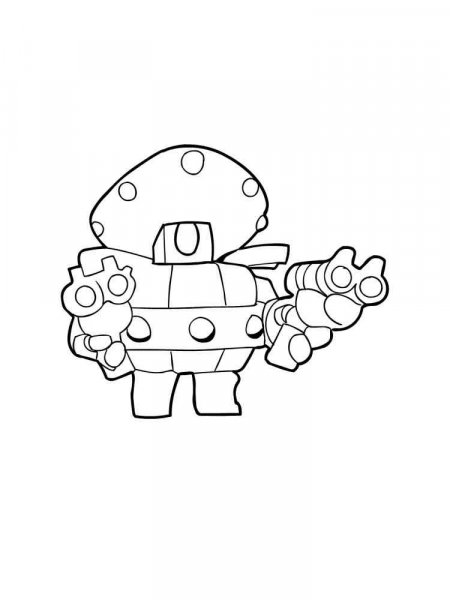 Darryl Brawl Stars coloring pages