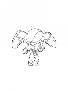 Edgar Brawl Stars coloring pages
