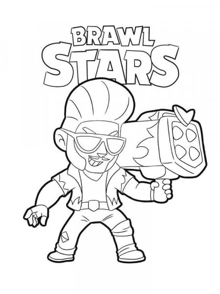 Brawl Stars coloring pages