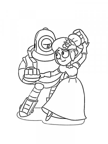 Rico Brawl Stars coloring pages