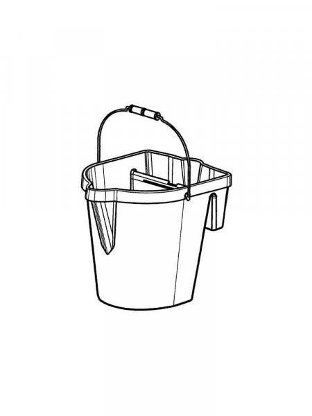 Bucket coloring pages