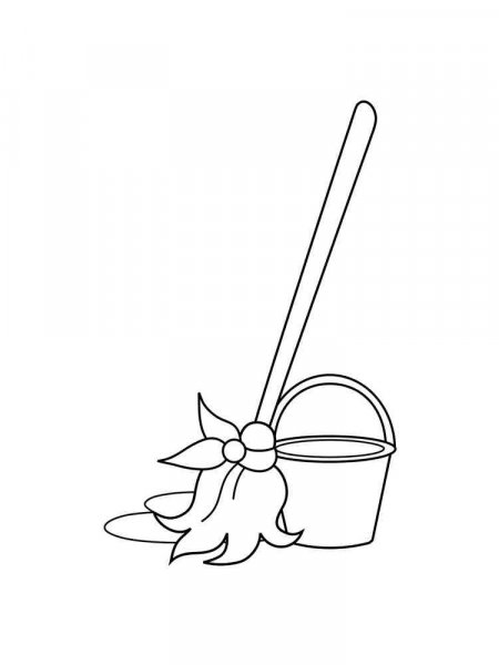 Bucket coloring pages