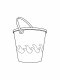 Bucket coloring pages