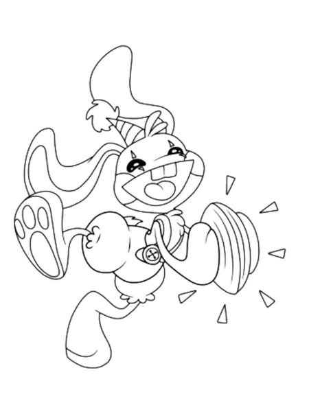 Bunzo Bunny coloring pages