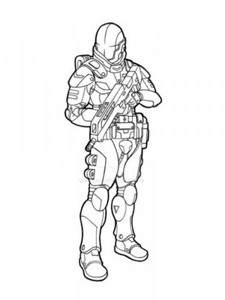 Call of Duty coloring pages