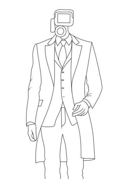 Cameraman coloring pages