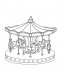 Carousel coloring pages