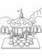 Carousel coloring pages