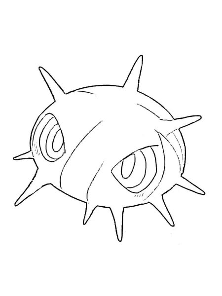 Pokemon Cascoon coloring pages - Free Printable