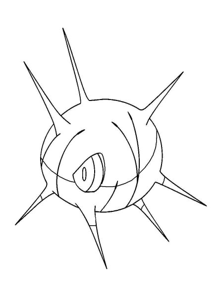 Pokemon Cascoon coloring pages - Free Printable